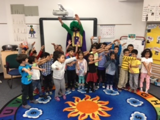 Regie Rainbow’s Visit – Cotter Early Childhood Center